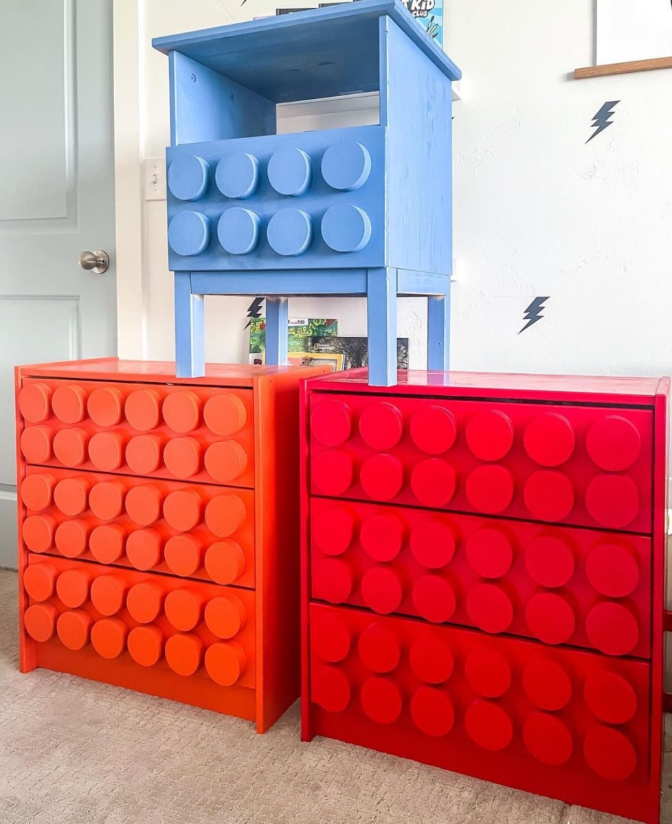 How to Craft a LEGO Dresser with IKEA Rast Dresser – Home With Q
