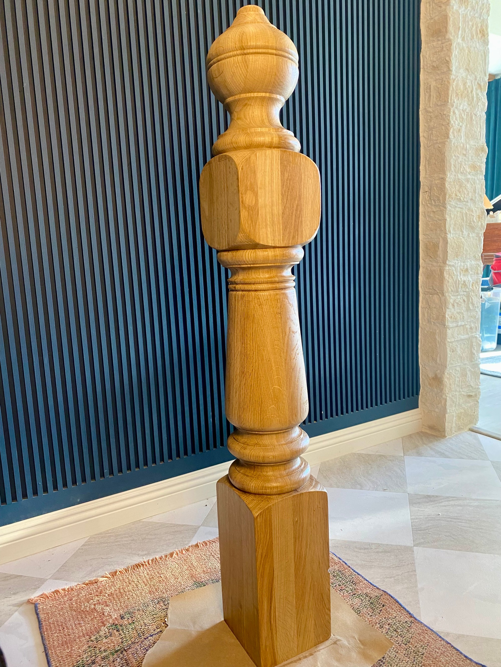 Finding Unique Wood Newel Posts: A Beautiful Staircase Transformation ...